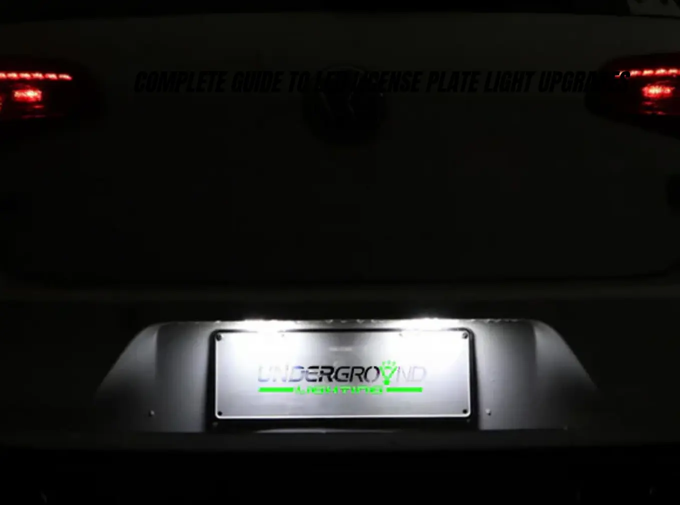 Complete Guide to LED License Plate Light Upgrades for U.S. Vehicles ...