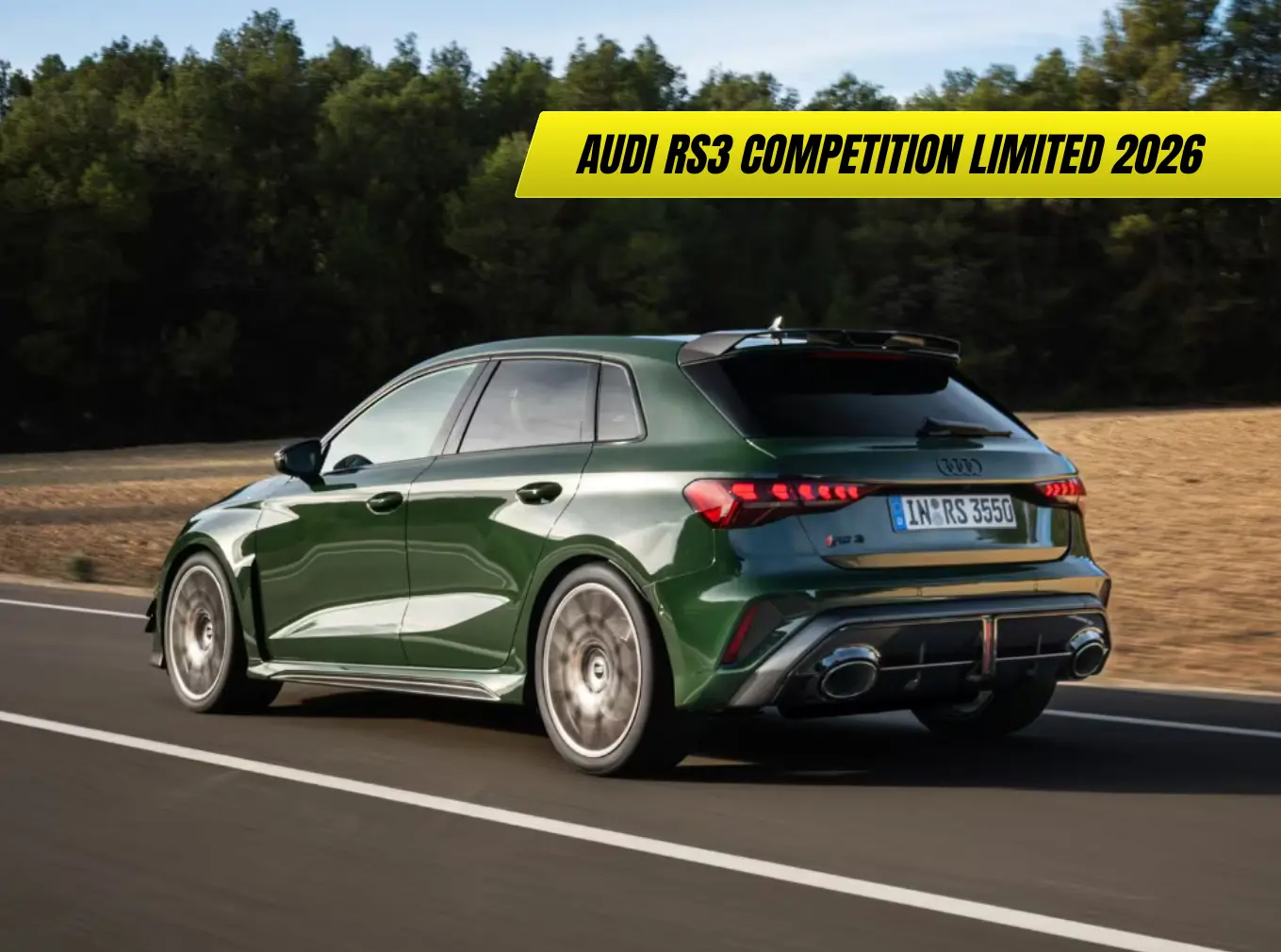 Audi RS3 Competition Limited 2026: Release Date, Price and Features ...